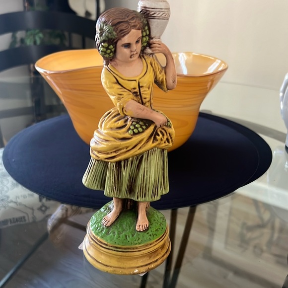 Accents | Vintage Italian Chalkware Figurine | Poshmark